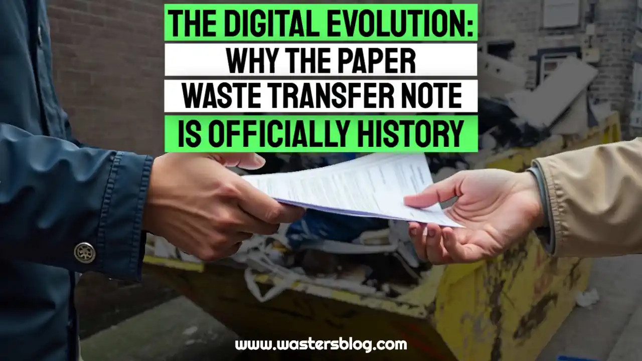 Digital Evolution: Why the Paper Waste Transfer Note is Dead